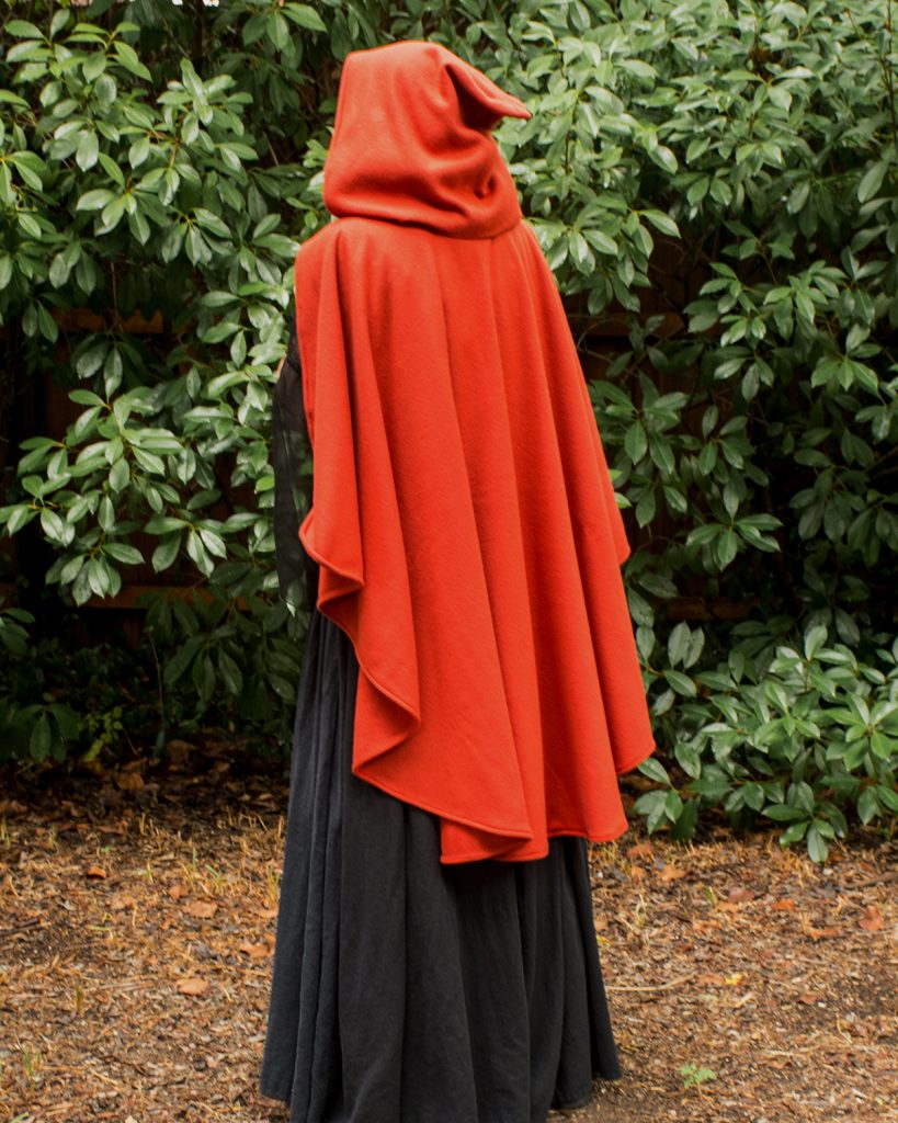 Orange Fleece Rogue Cape – Faire Treasures
