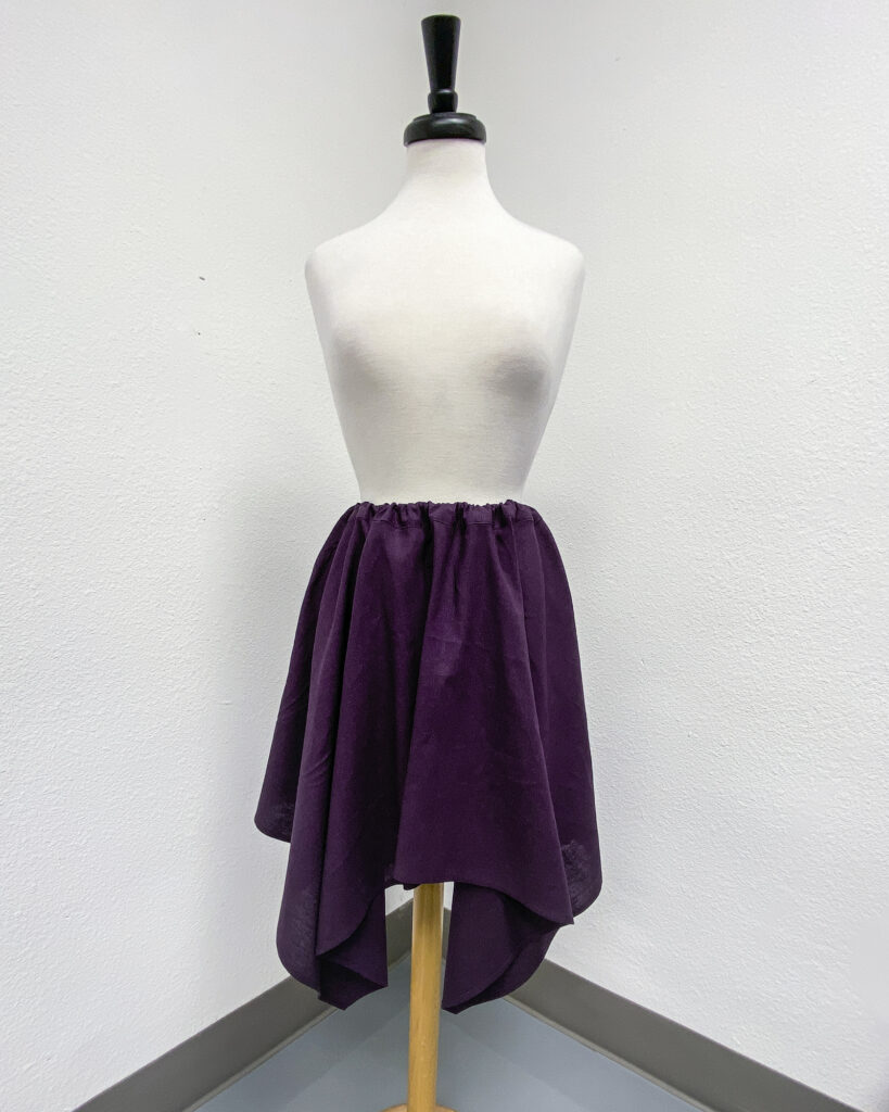 Dark Purple Linen Pixie Skirt – Faire Treasures