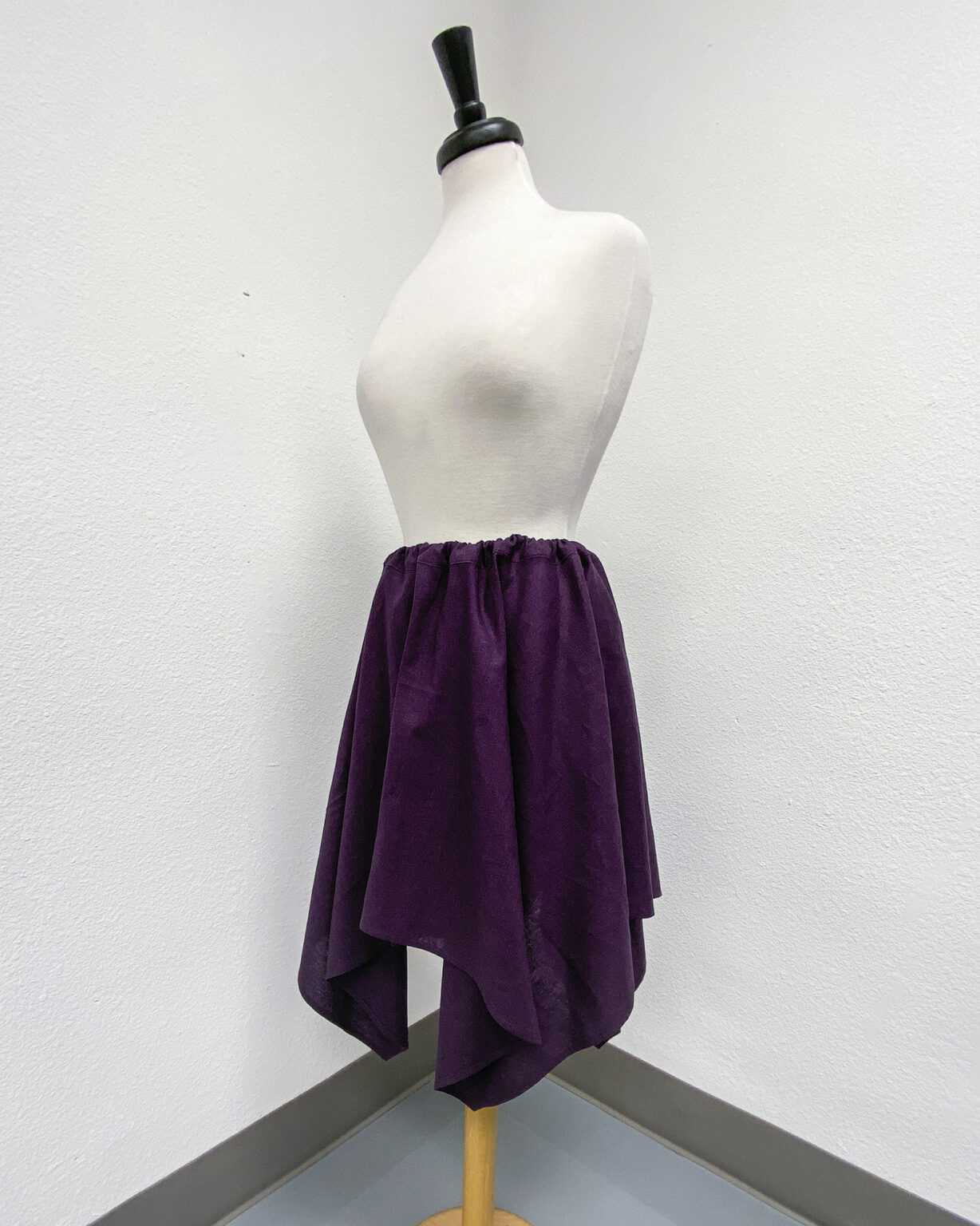 Dark Purple Linen Pixie Skirt – Faire Treasures