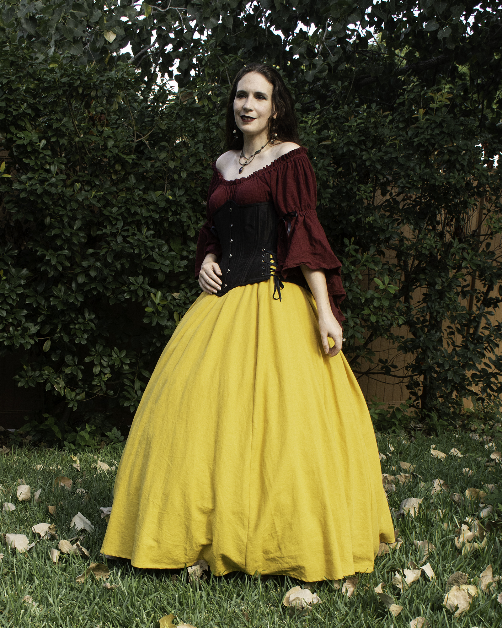 Goldenrod Yellow Linen Renaissance Skirt – Faire Treasures